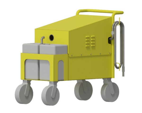 Mobile Pump Trolley for Railway Maintenance - Tapflo Gulf